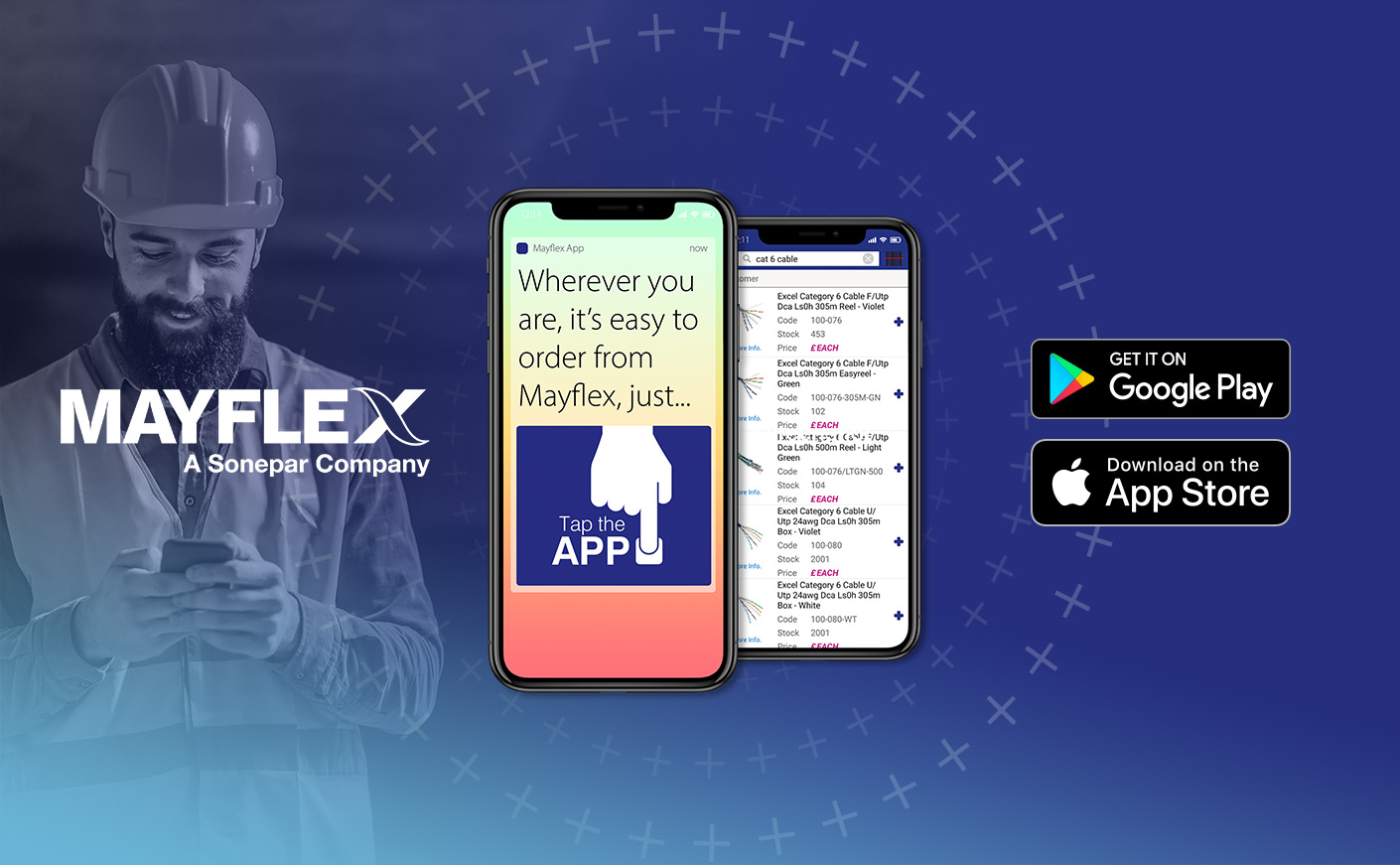 Mayflex Launch a New App for Ordering on the Move