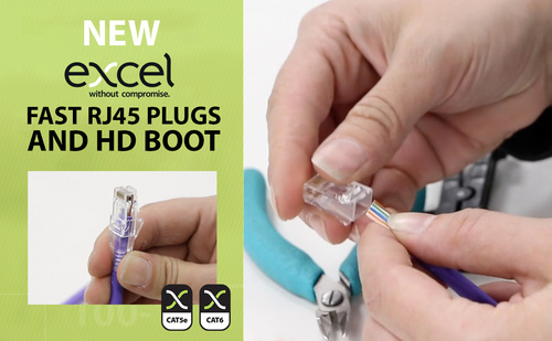 Excel Introduces Fast and Easy RJ45 Plug Range